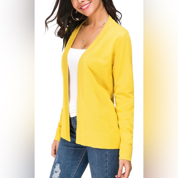 EXCHIC | Sweaters | Nwt Exchic Womens Knit Open Front Cardigan Sweater ...